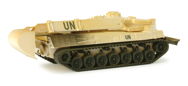 Herpa H0 1:87 Roco 915 Minitanks 742979 Pionierpanzer Dachs UN verschmutzt