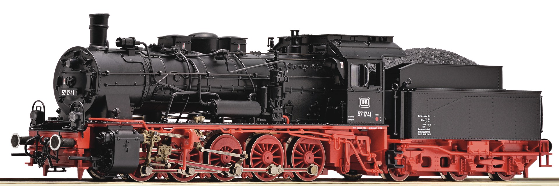 VO Roco 62219 H0 Dampflok BR 57 3-domig DB EP 3